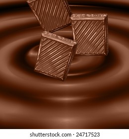 Falling Chocolate Bars Stock Illustration 24717523 | Shutterstock