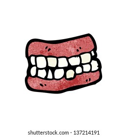 False Teeth Cartoon Stock Illustration 137214191 | Shutterstock