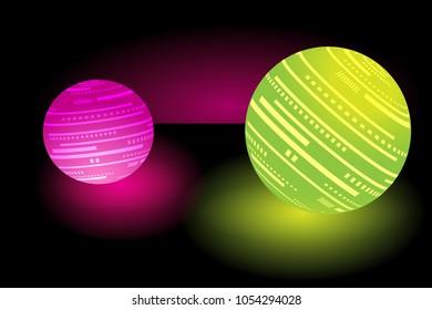 Fancy Ball Vector Illustration Background Backdrop Stock Illustration ...