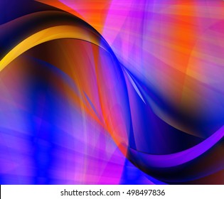 Fancy Light Wave Abstract Background Stock Illustration 498497836 ...