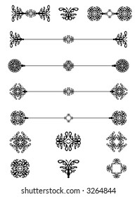 Fancy Scroll Art 17 Stock Illustration 3264844 | Shutterstock