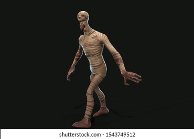 Fantasy Character Mummy 3d Render On Stock Illustration 1543749512 ...