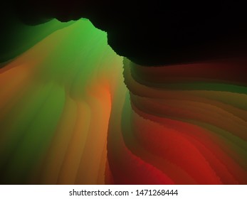 Fantasy Gradient Background 3d Fantasy Backgrounds: ilustrações stock ...