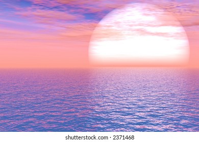 Fantasy Sunset Stock Illustration 2371468 | Shutterstock