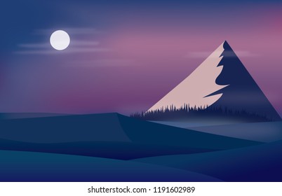 Fantasy Vector Landscape Stock Illustration 1191602989 | Shutterstock