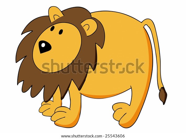 Fat Lion Stock Illustration 25543606 | Shutterstock