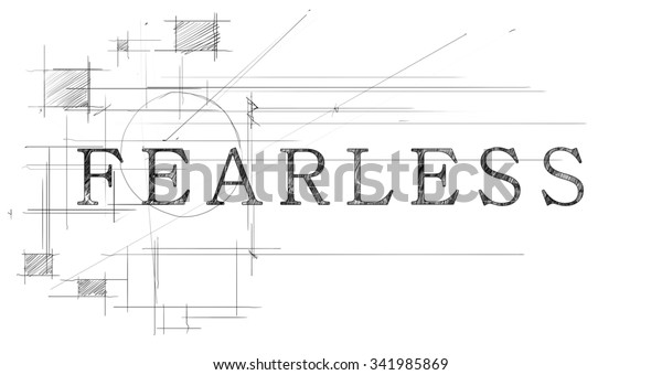 Fearless Word Stock Illustration 341985869