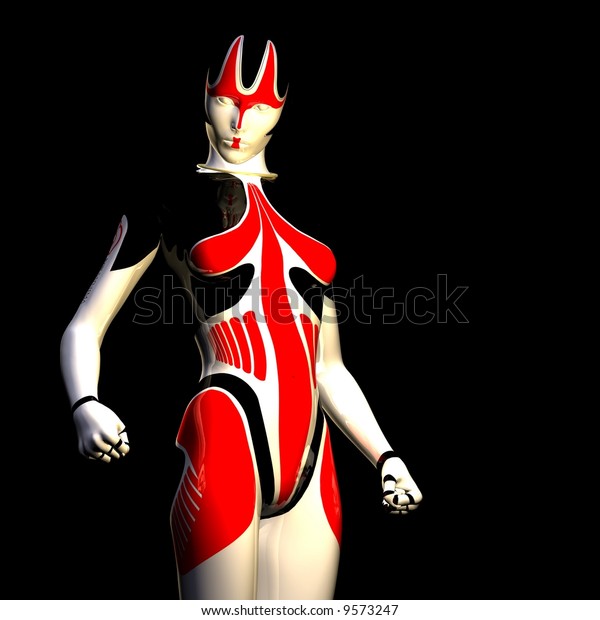 Female Droid Drone Commander Stock Illustration 9573247 | Shutterstock