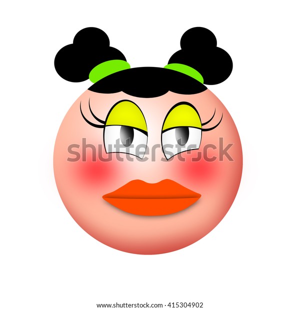 Female Smiley Stock Illustration 415304902 | Shutterstock