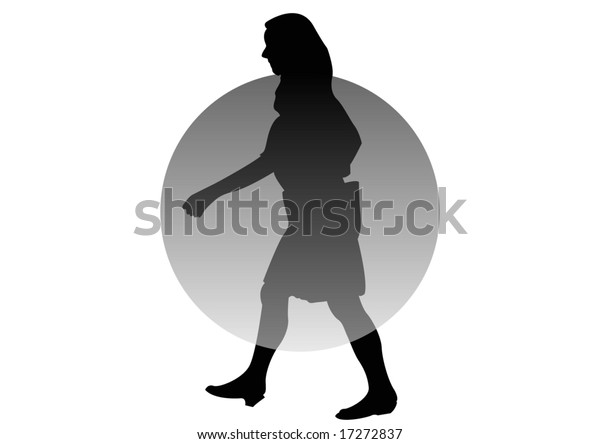 Female Walker Stock Illustration 17272837 | Shutterstock