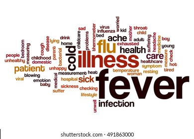 Fever Word Cloud Concept Stock Illustration 491863000 | Shutterstock