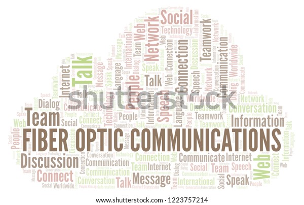 Fiber Optic Communications Word Cloud Stock Illustration 1223757214 ...