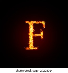 Fiery Font Stock Illustration 29227972 | Shutterstock