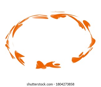 Fiery Orange Bright Frames Backgrounds Stock Illustration 1804273858 ...