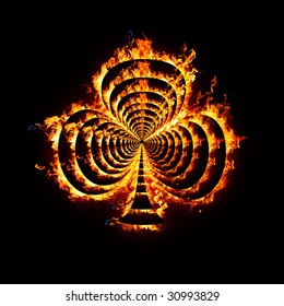Fiery Sign Stock Illustration 30993829 | Shutterstock