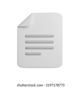 File Document Archive 3d Rendering Illustration Stock Illustration ...