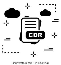 655 Cdr file format icon Images, Stock Photos & Vectors | Shutterstock