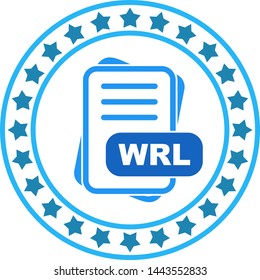 112 Wrl file format icon Images, Stock Photos & Vectors | Shutterstock