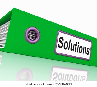 File Solutions Representing Files Paperwork Organize 스톡 일러스트 204886033 ...