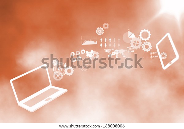 File Transfer Background Stock Illustration 168008006 | Shutterstock