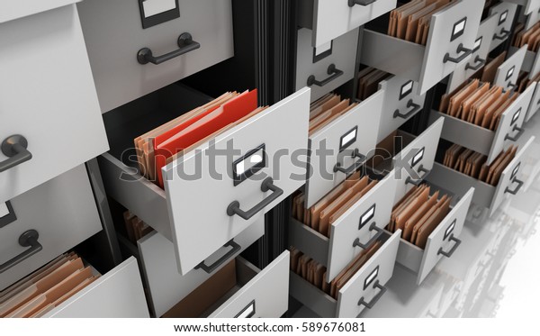 Files Storage 3d Render Stock Illustration 589676081 | Shutterstock