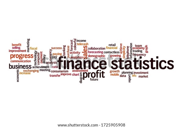 Finance Statistics Word Cloud Concept On Stock Illustration 1725905908 ...