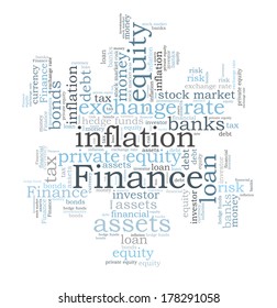 Finance Word Cloud Stock Illustration 178291058 | Shutterstock