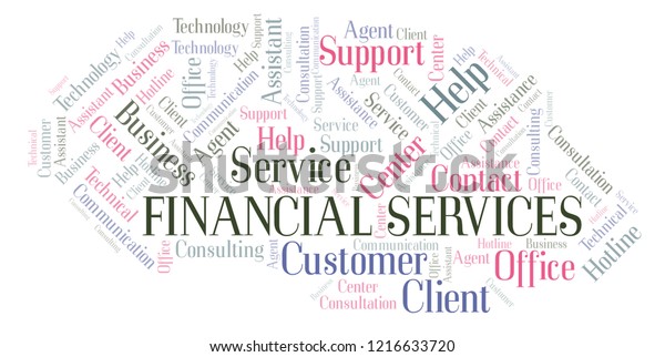 Financial Services Word Cloud Stock Illustration 1216633720 | Shutterstock