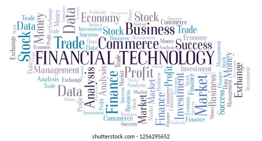 Financial Technology Word Cloud 스톡 일러스트 1256295652 | Shutterstock