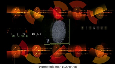 Fingerprint Reader Fingerprint Scanner Fingerprint Sensor Stock ...