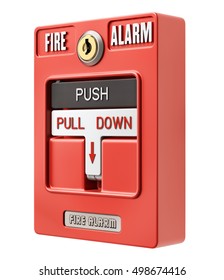 Fire Alarm Switch Push Pull Button 스톡 일러스트 498674416 | Shutterstock