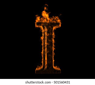 Fire Alphabet 3d Rendering Stock Illustration 501560431 | Shutterstock