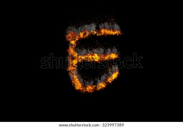 Fire Alphabet Letter E Stock Illustration 323997389 | Shutterstock