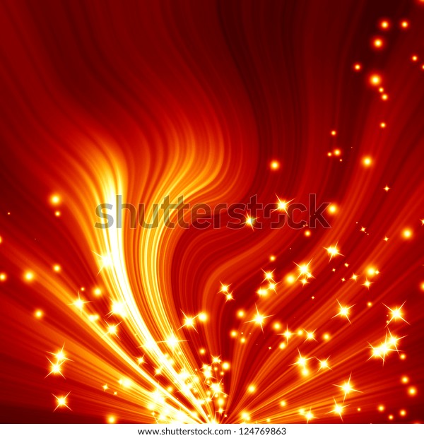Fire Background Intense Yellow Red Flames Stock Illustration 124769863 ...