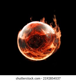 Fire Ball Rendering Magic Fantasy Rpg Stock Illustration 2192854537 ...