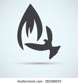Fire Bird Stock Illustration 282588593 | Shutterstock