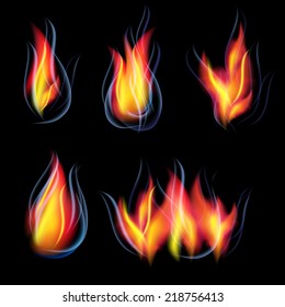Fire Collection Stock Illustration 218756413 | Shutterstock