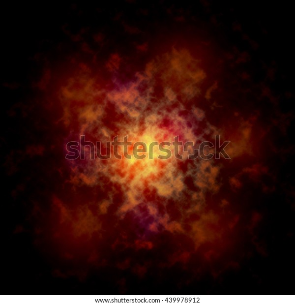 Fire Colored Hell Abyss Digital Background Stock Illustration 439978912 ...