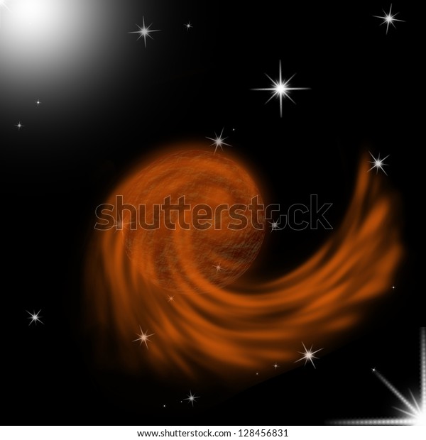 Fire Comet Stock Illustration 128456831 | Shutterstock