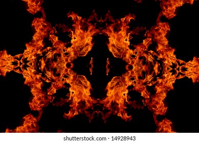 Fire Cross Stock Illustration 14928943 | Shutterstock