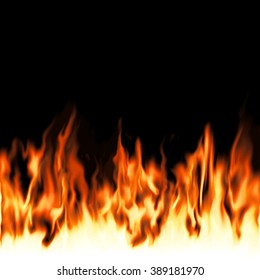 Fire Edge Image Digital Generating Image Stock Illustration 389181970 ...