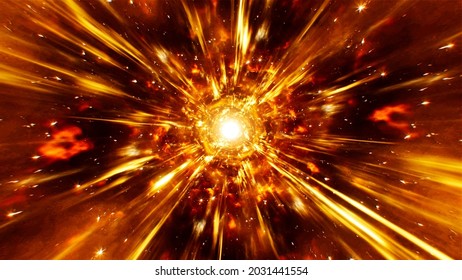 Fire Energy Explosion Effect Background Stock Illustration 2031441554 ...