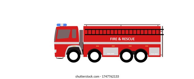 Fire Engine Illustration Symbol Suitable Indicators Stock Illustration ...