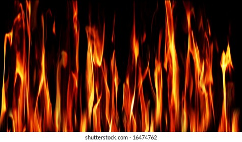 Fire Flames Banner Xxl 300 Dpi Stock Illustration 1252352635 | Shutterstock