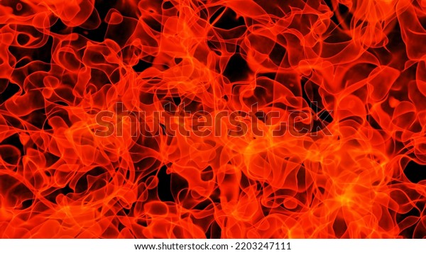 Fire Flames Texture Background Realistic Abstract Stock Illustration ...