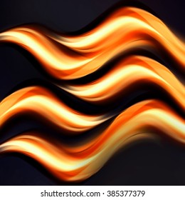 Fire Flames Wave Design Background Stock Illustration 385377379 ...
