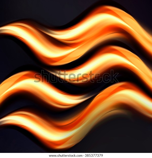 Fire Flames Wave Design Background Stock Illustration 385377379 ...