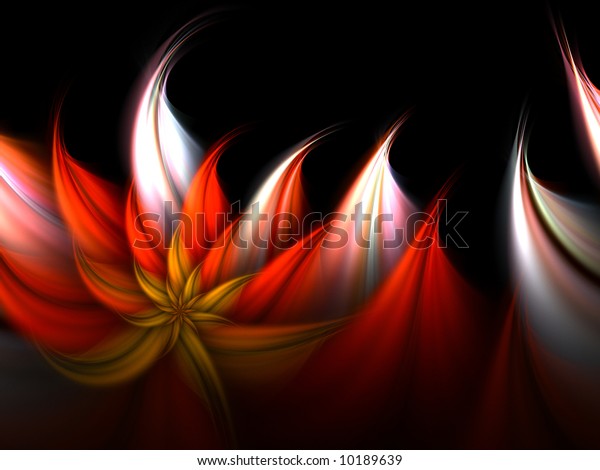 Fire Flower Stock Illustration 10189639 | Shutterstock
