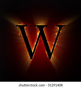 Fire Font Stock Illustration 31291408 | Shutterstock