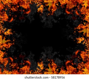 Fire Frame Stock Illustration 58178956 | Shutterstock